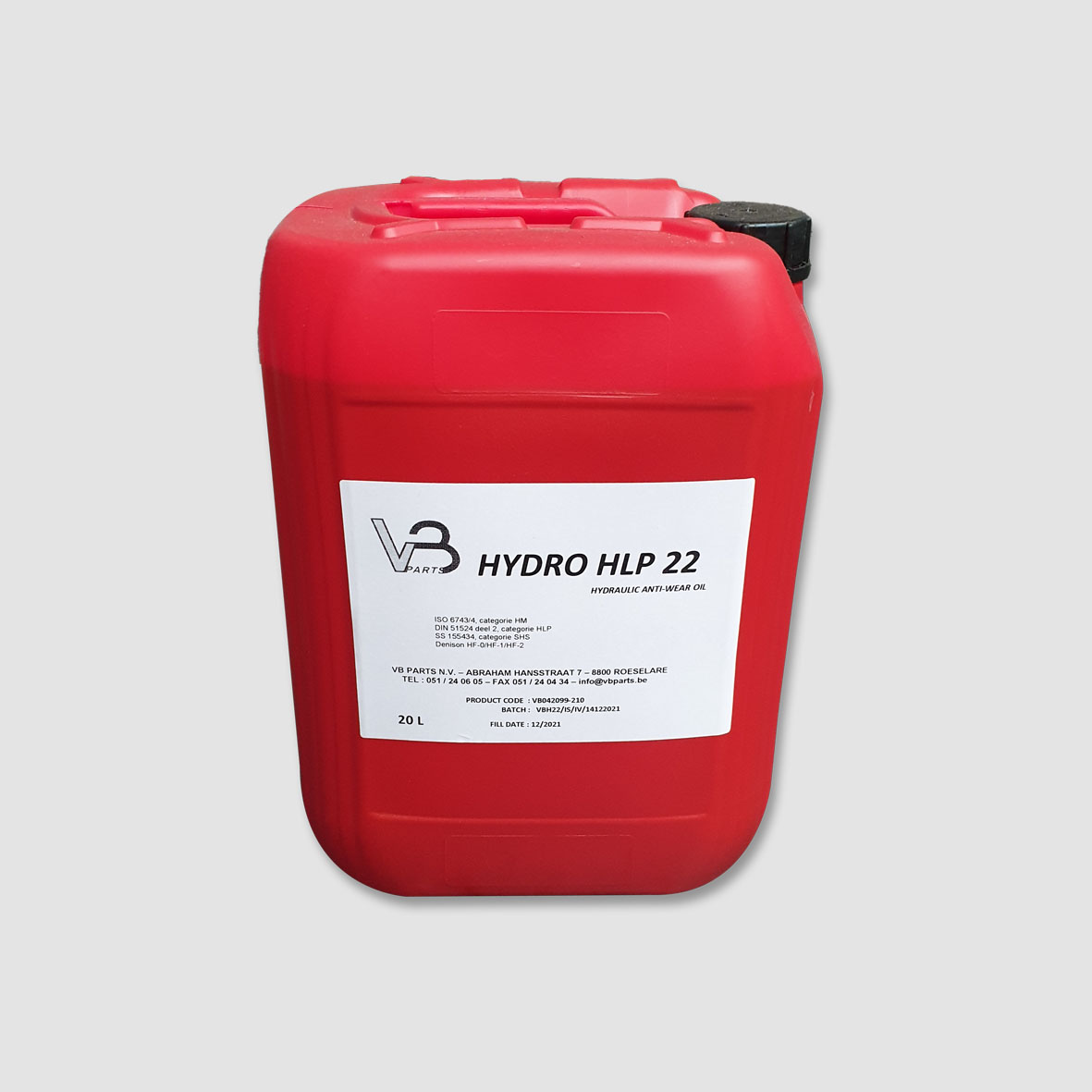 HUILE HYDRAULIQUE HVI ISO 22 20L